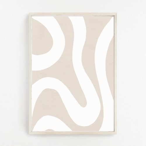 Neutral Print Neutral Wall Art Printable Abstract Art - Etsy