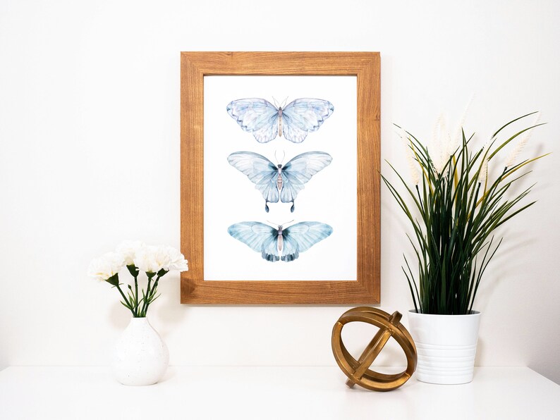 Butterfly Wall Art Butterfly Poster Watercolor Butterfly Print ...