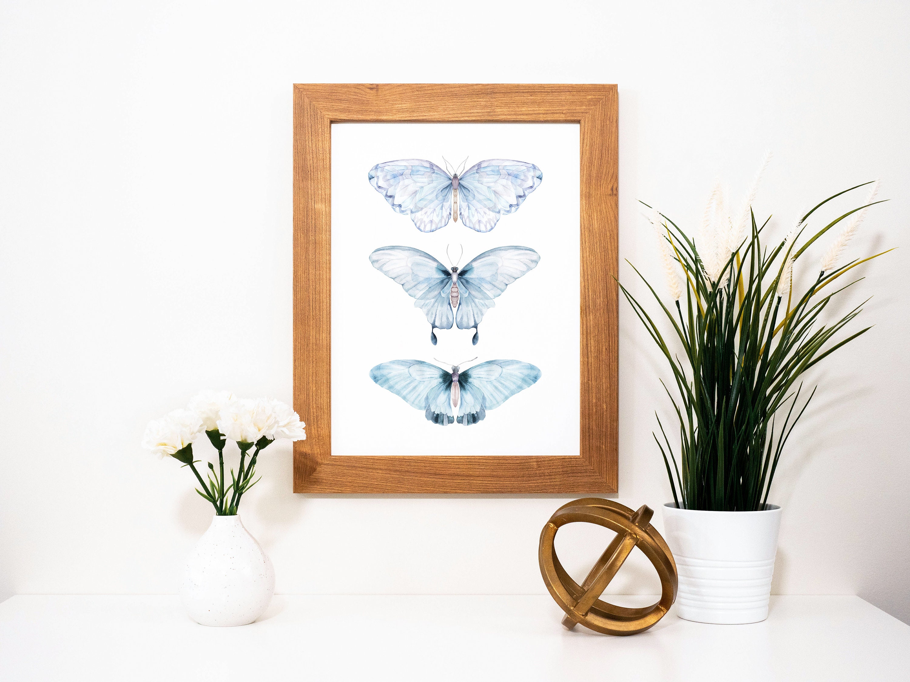 Butterfly Wall Art Butterfly Poster Watercolor Butterfly Print | Etsy