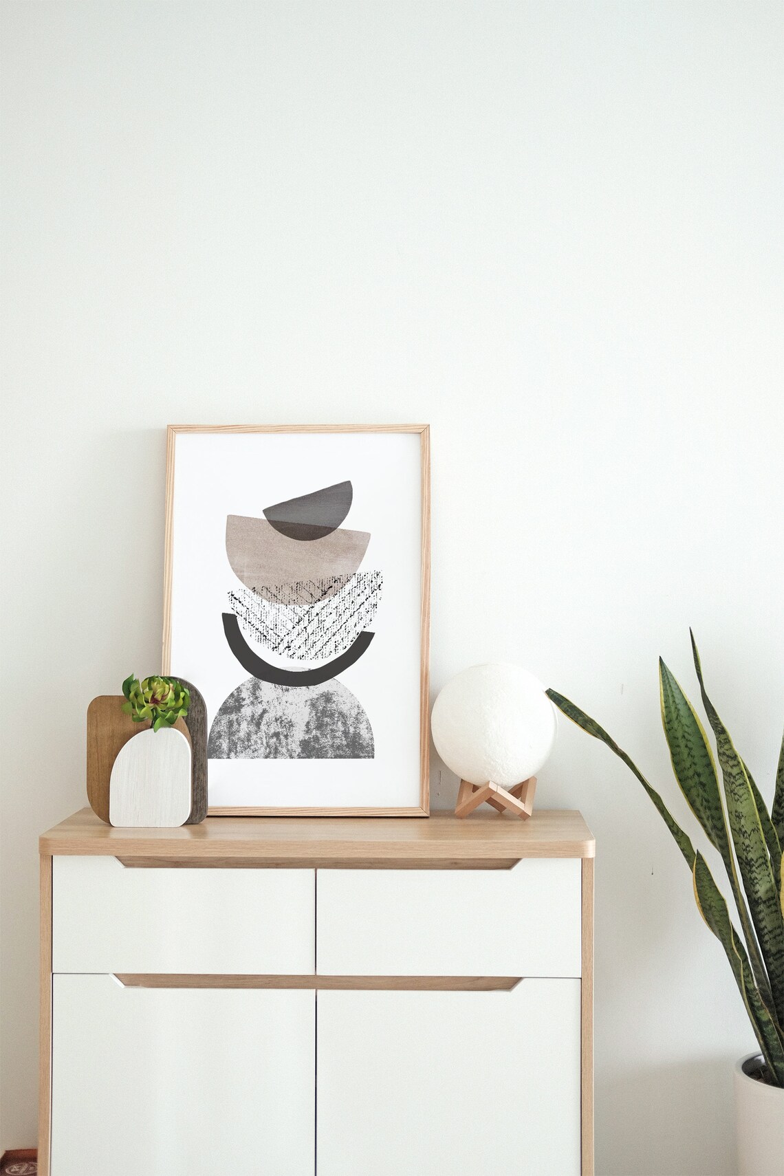 Geometric Art Printable Wall Art Neutral Print Mid Century Art - Etsy