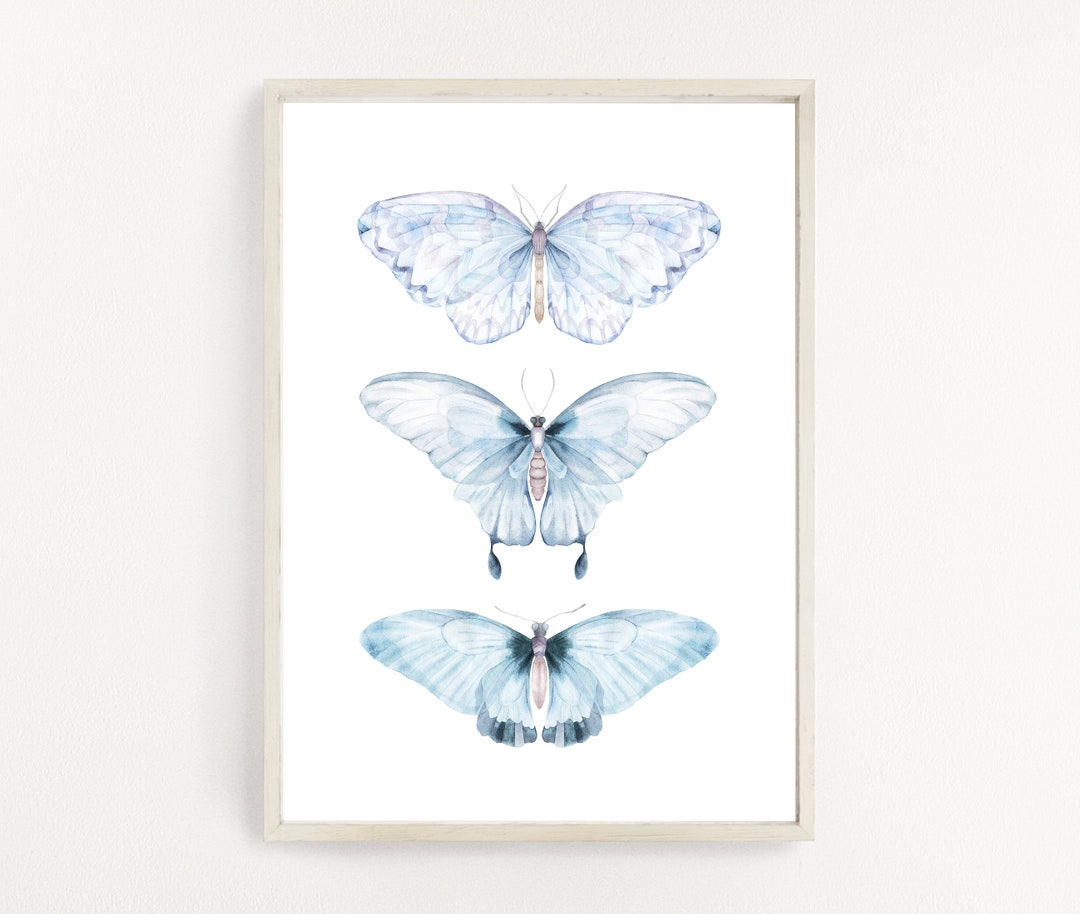 Butterfly Wall Art Butterfly Poster Watercolor Butterfly Print ...