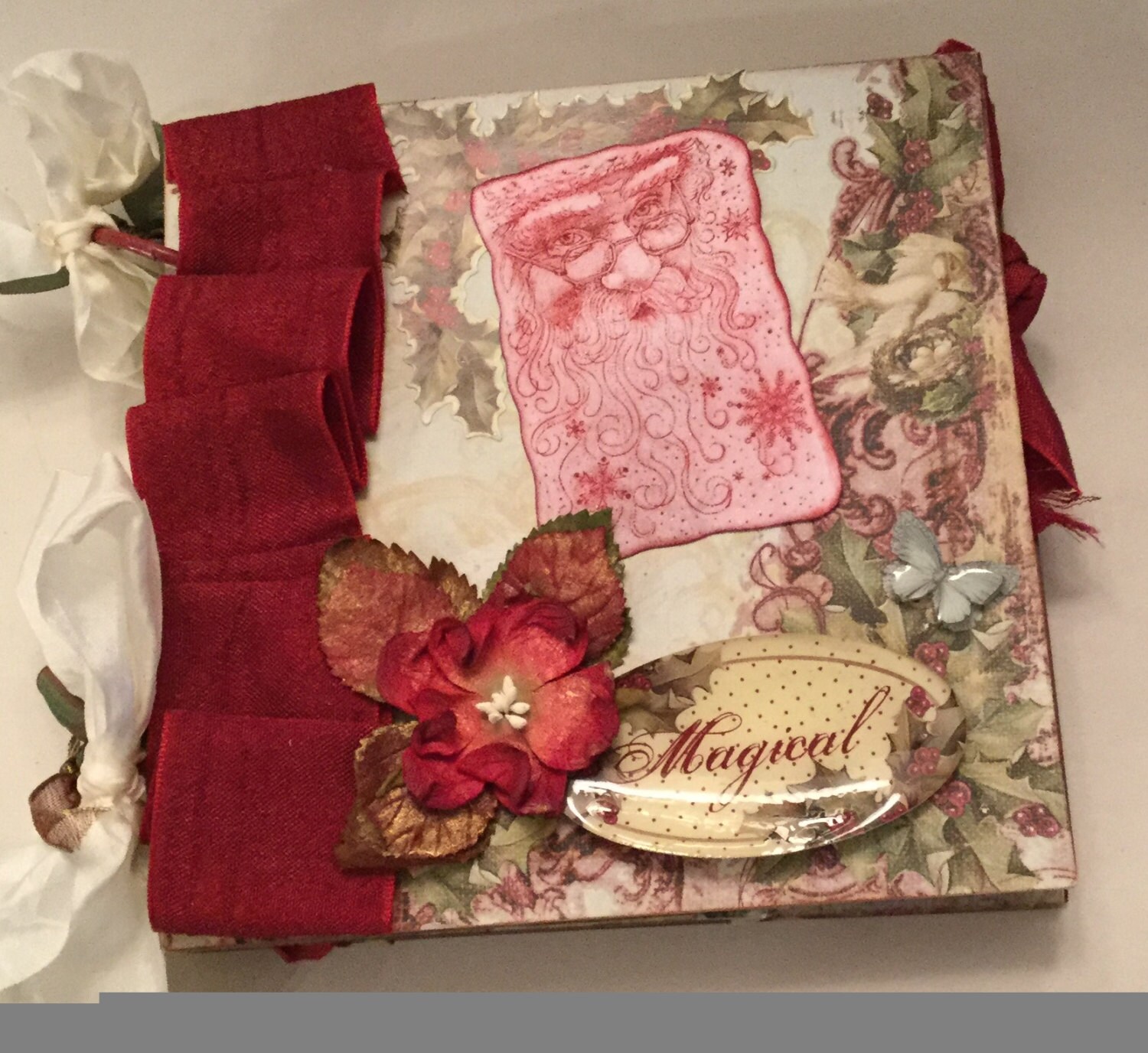 Christmas 6 X 6 Chipboard Book - Etsy