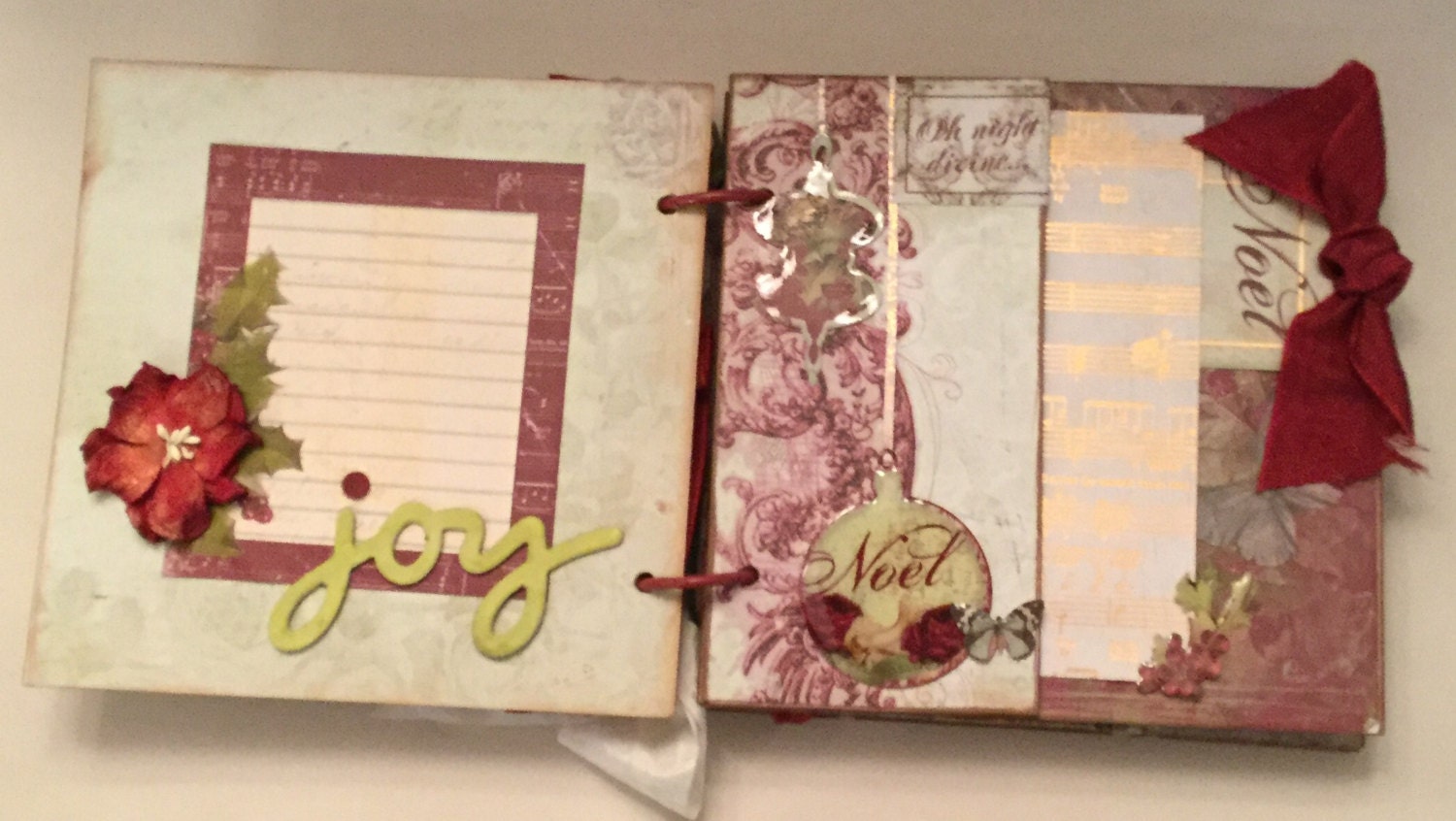 Christmas 6 X 6 Chipboard Book - Etsy
