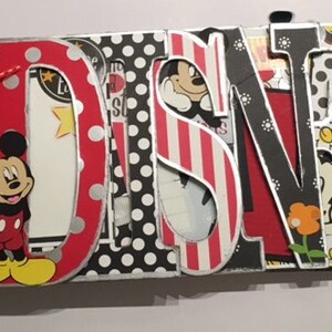 Disney Chipboard Word Book - Etsy