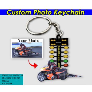 Drag Racing Personalized Keychains, Gift for Drag Racers, V8 Engine Car ...