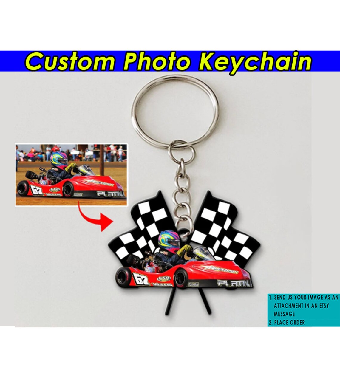 Street Stock Car Dirt Track Racing Personalized Keychains, Dirt Late ...