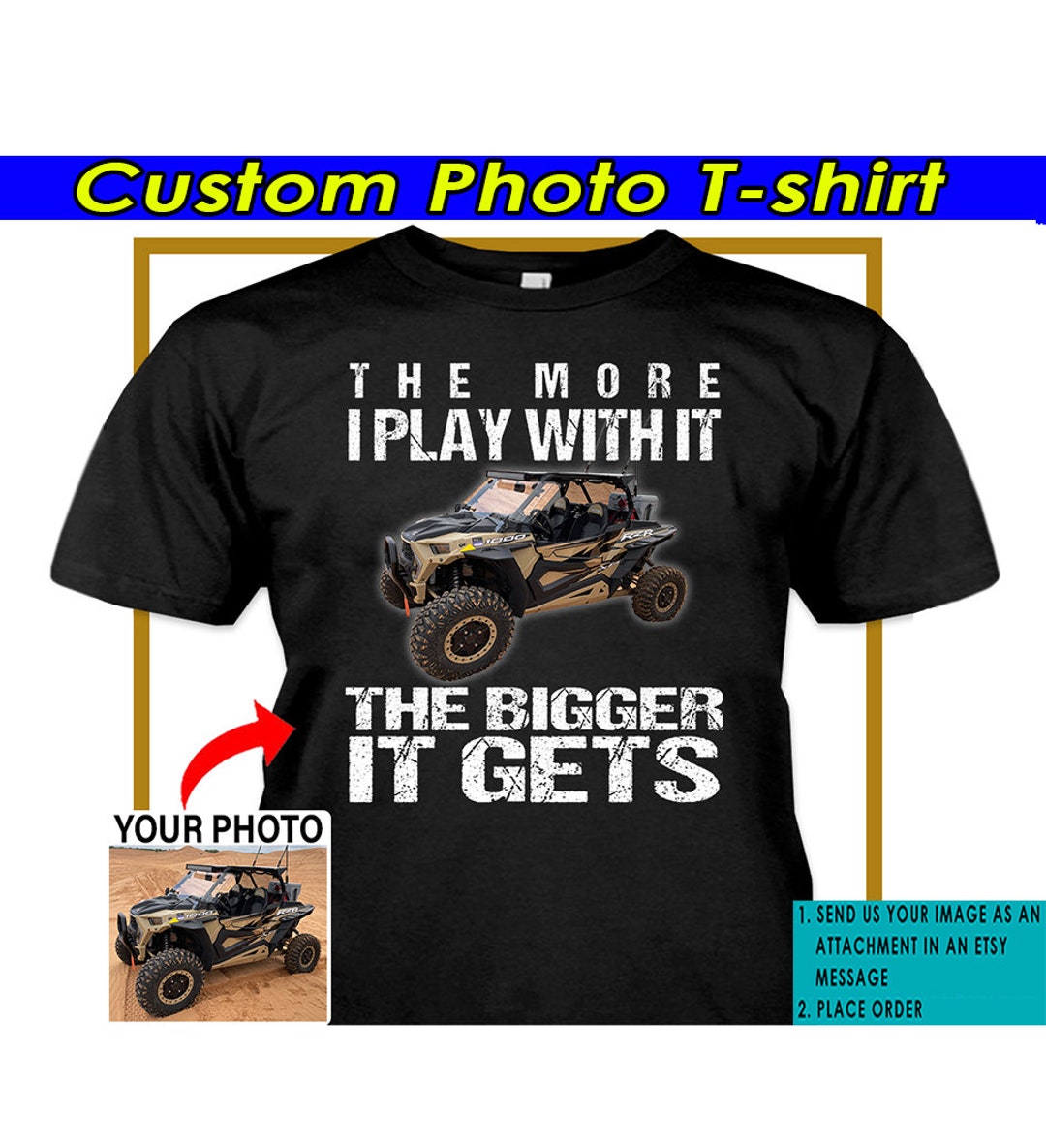 Funny Off-roading off Road Personalized Photo T-shirt, Dirt Quad Bike ...