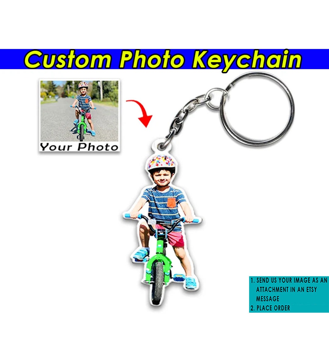 BMX Cycling Biking Personalized Keychains, Cycling Keychain, Mountain ...