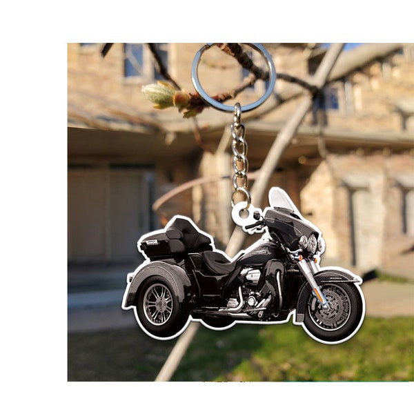 Motorcycle Keychain - Etsy