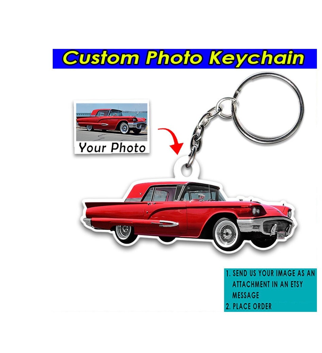 Luxury Car Personalized Keychains, Hot Rod Lovers, Lowriders, Muscle ...