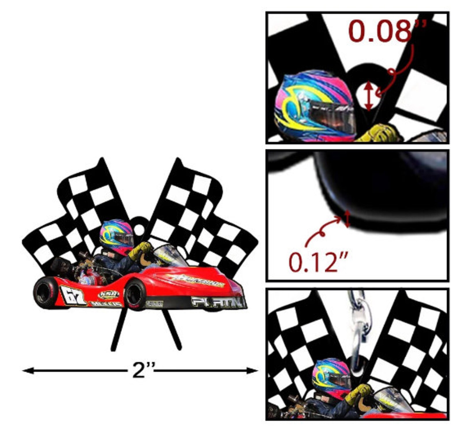 Street Stock Car Dirt Track Racing Personalized Keychains - Etsy