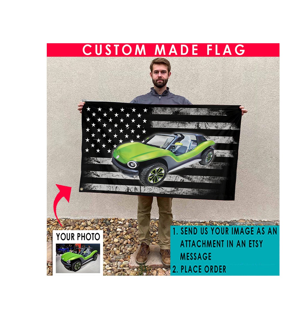 Dune Buggy Personalized Photo Flag Unique Gifts for Car Guys - Etsy