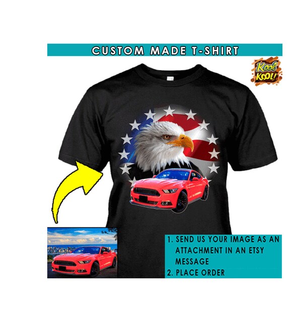 Muscle Cars Personalized Photo T-shirts Car Guys Gift - Etsy
