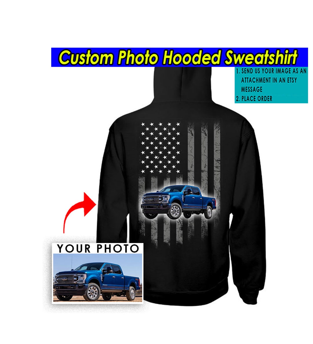Pickup Truck Personalized Hooded Sweatshirt, Gift for Car Guys, C10 ...