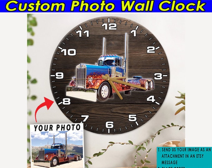 Chubby Trucker Wall Clock Fat Guy Big Man Truck Driver - Etsy Canada