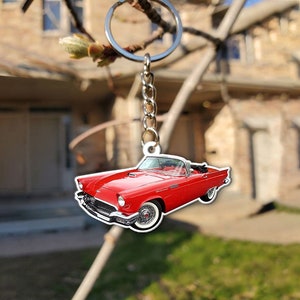 Classic Vintage Car Hot Rod Personalized Keychains, Unique Gifts for ...