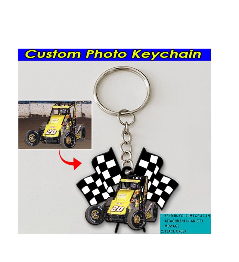 Street Stock Car Dirt Track Racing Personalized Keychains - Etsy