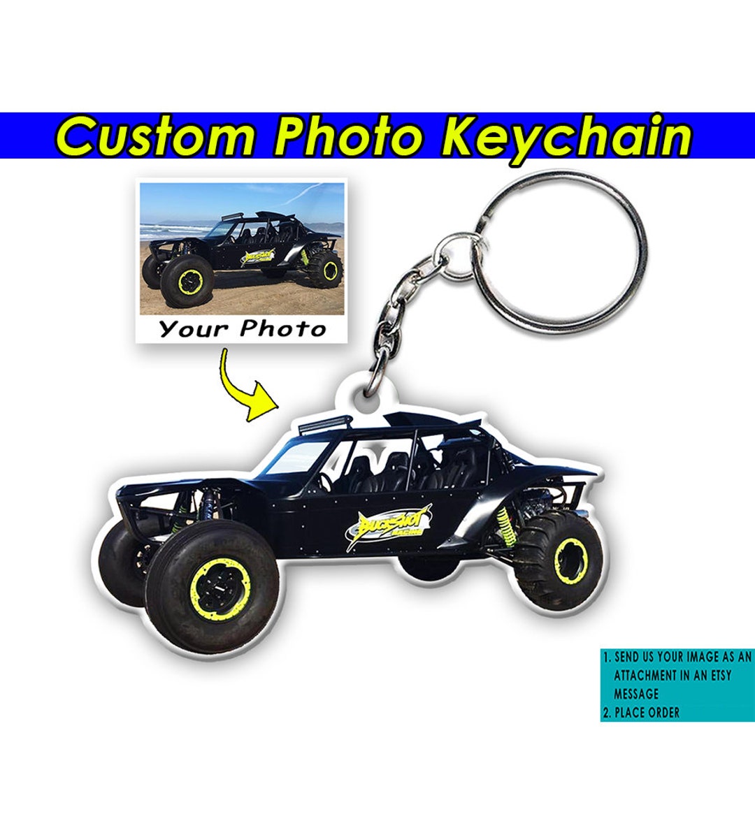 Dune Buggy Personalized Keychains, Cool Gifts for Dune Buggy Lovers ...