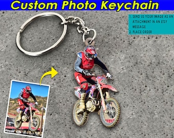 Wooden Motorcycle Keychain - Etsy