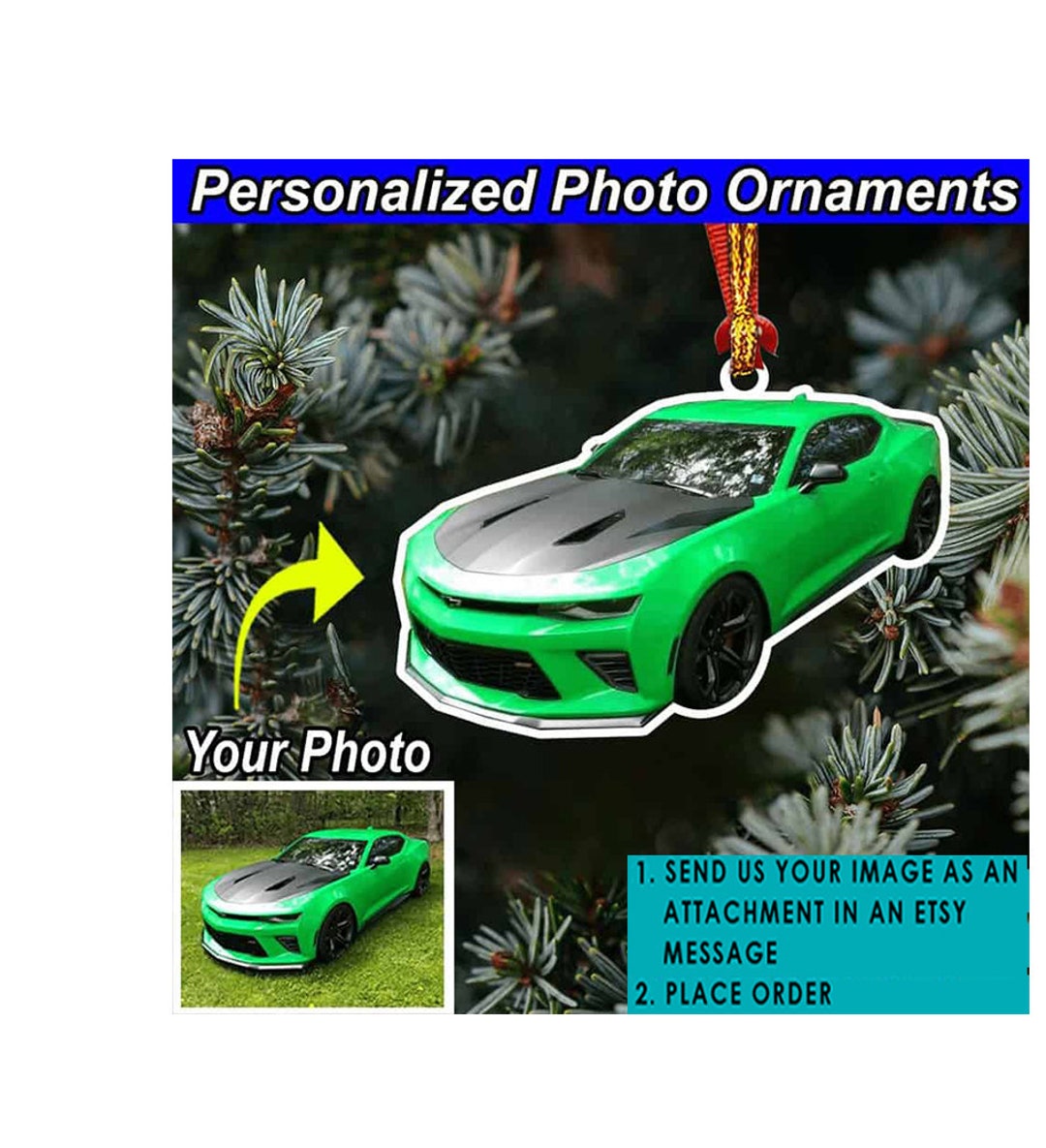 Muscle Car Personalized Ornament, Custom Photo Car Gifts, Unique Gifts ...