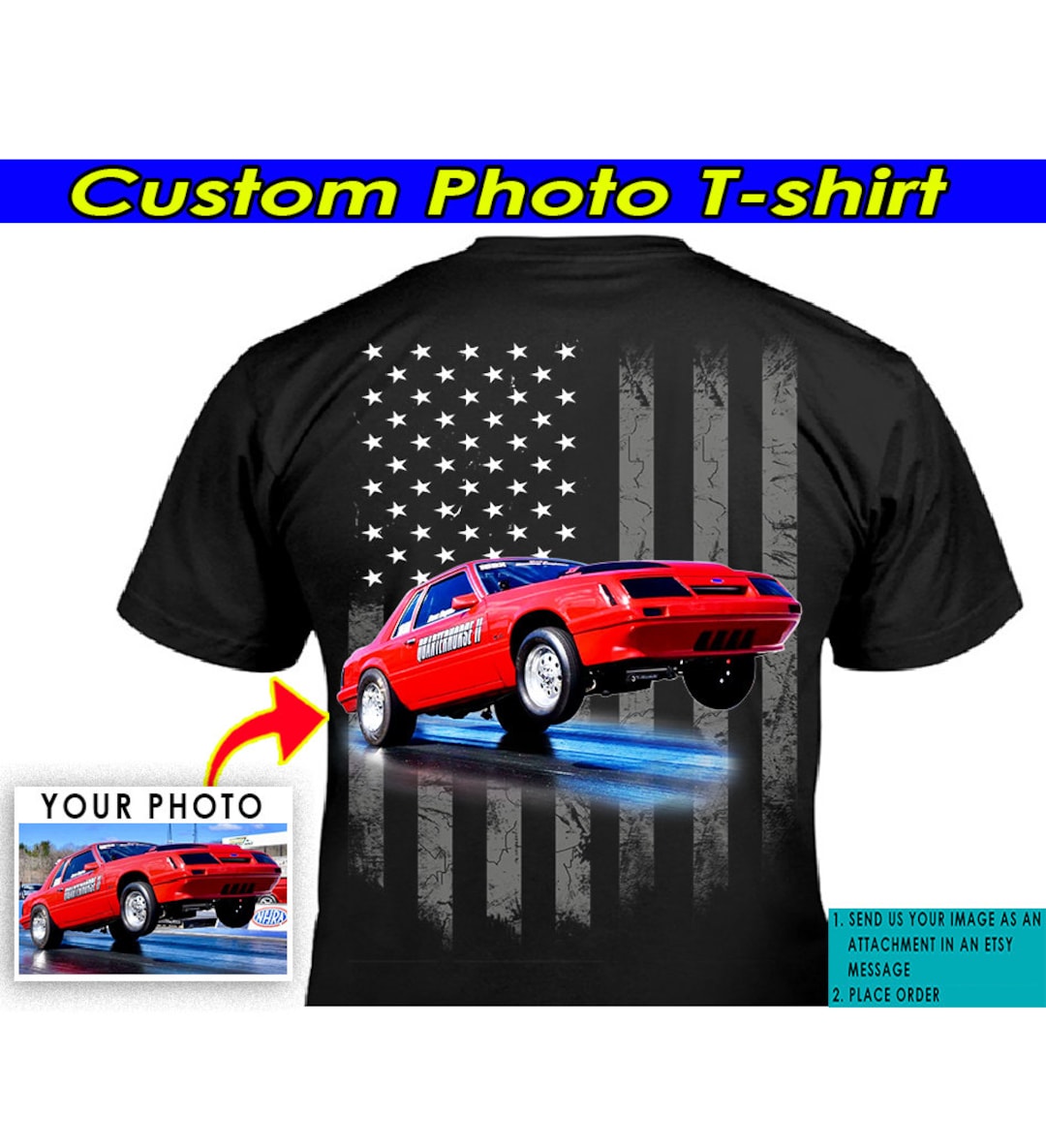 Drag Racing Racer Gift Car Personalized T-shirt, Gifts for Car Lovers ...