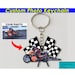 Street Stock Car Dirt Track Racing Personalized Keychains, Dirt Late ...
