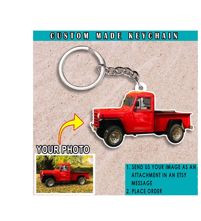 Classic Pickup Truck Personalized Keychains Gifts for Car - Etsy