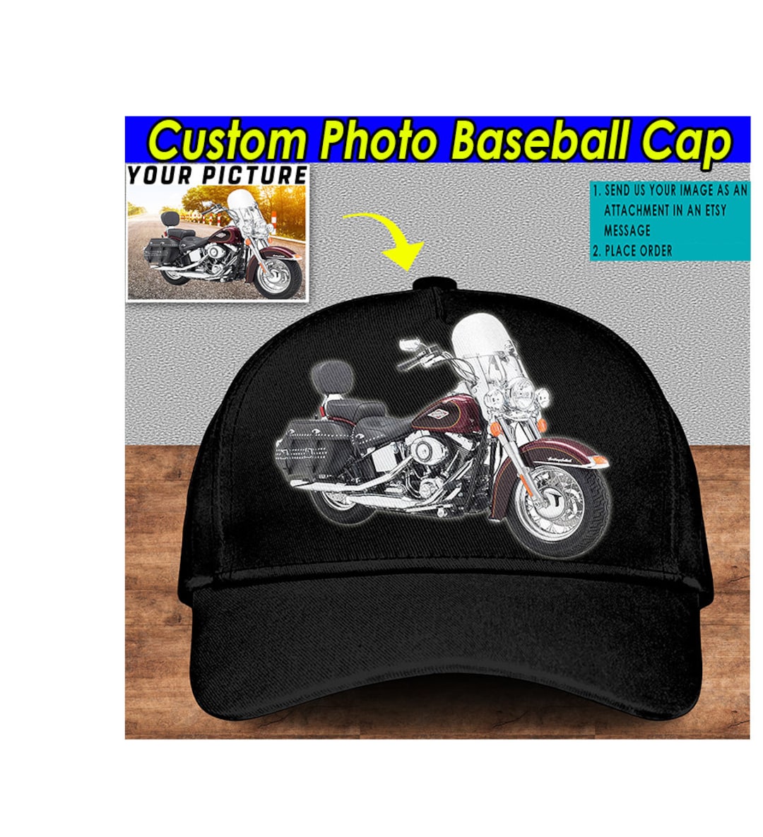 Cool Biker Gifts Motorcycle Personalized Baseball Classic Cap, Lowrider ...