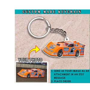 Dirt Track Racing Personalized Keychains Dirt Late Race Cars - Etsy