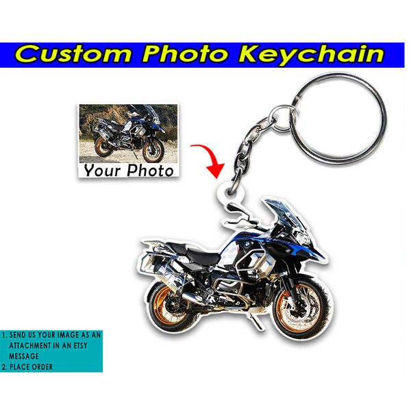 Motorcycle Keychain - Etsy