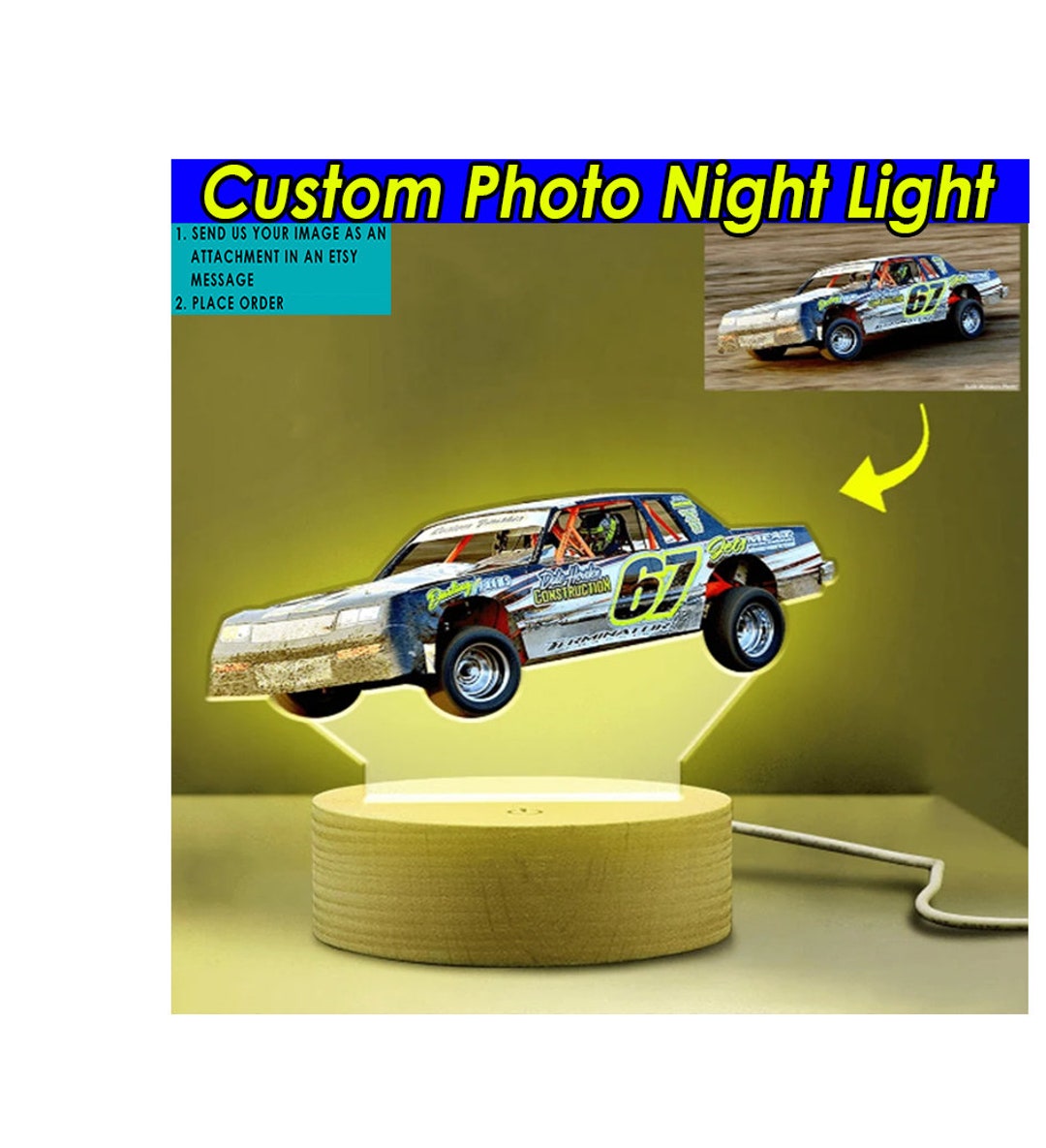 Street Stock Car Late Model Dirt Track Racing Personalized Printed ...
