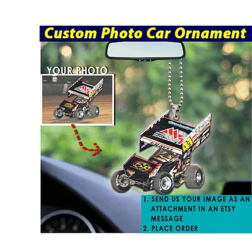 Dirt Track Racing Personalized Ornament Xmas Gifts for Drag - Etsy