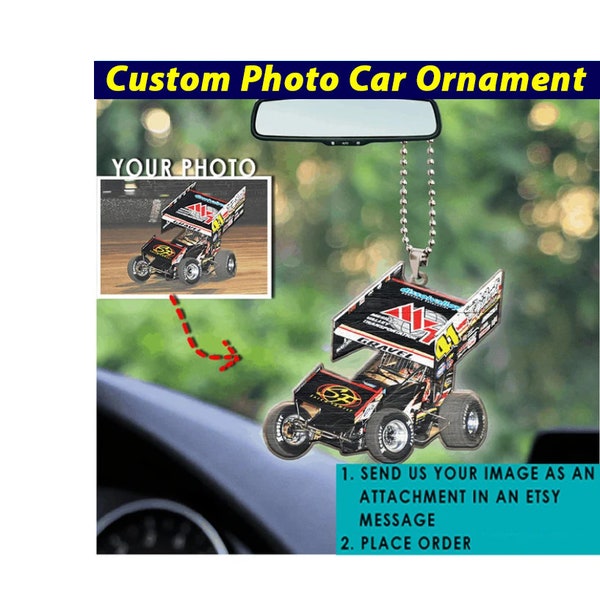 Race Car Ornament - Etsy