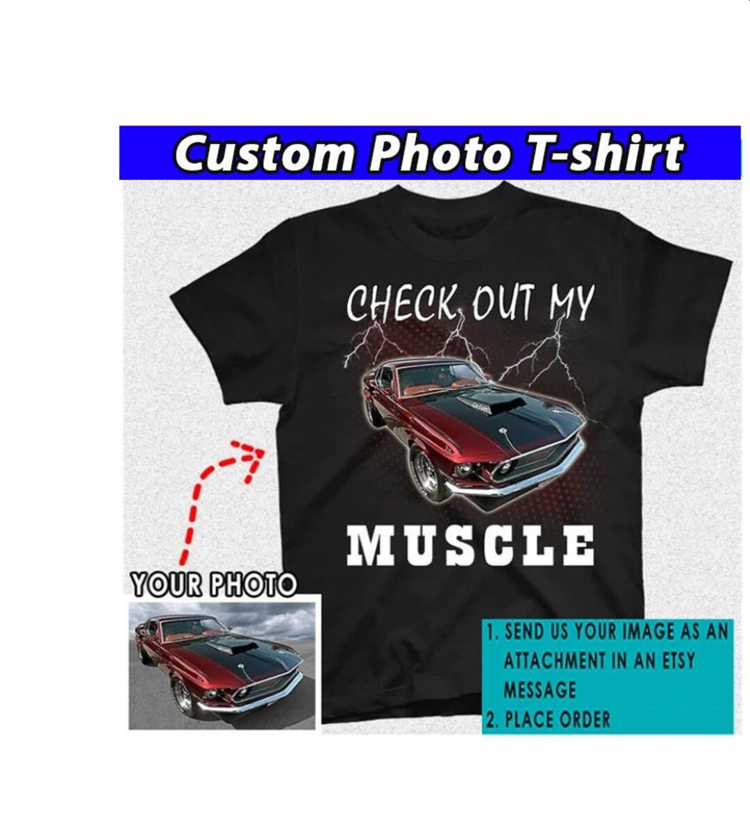Funny Muscle Car Personalized T-shirt, Unique Gifts for Muscle Car ...
