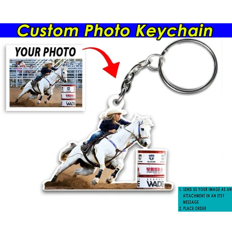 Horse Keychain - Etsy