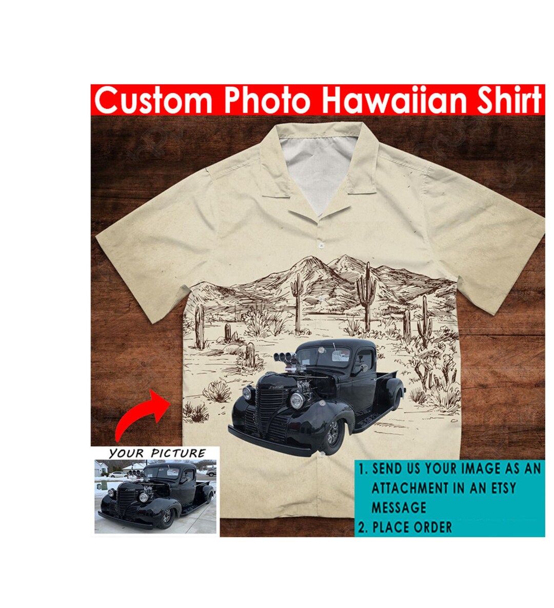 Vintage Car Hot Rod Shirts, Personalized Hawaiian Shirt, Unique Gifts ...