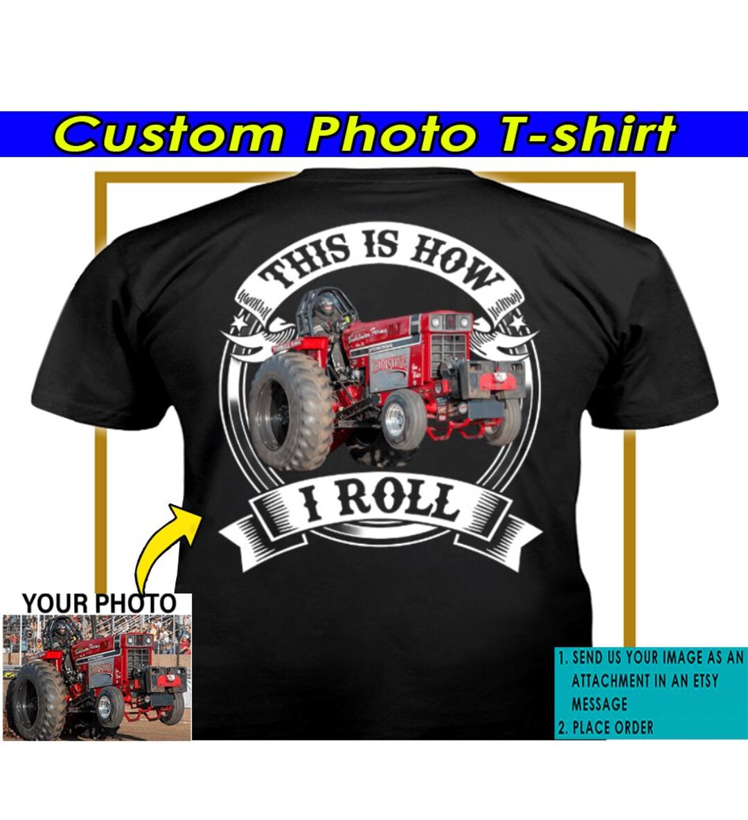 Funny Tractor Pulling Truck Pull Personalized T-shirt for Tractor Pull ...