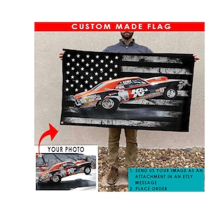 Rat Rod Classic Vintage Car Personalized Flag, Best Gifts for Car Guys ...