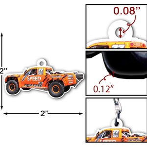 Lifted Monster Truck Gift, Mud Truck Personalized Photo Keychain, Gift ...