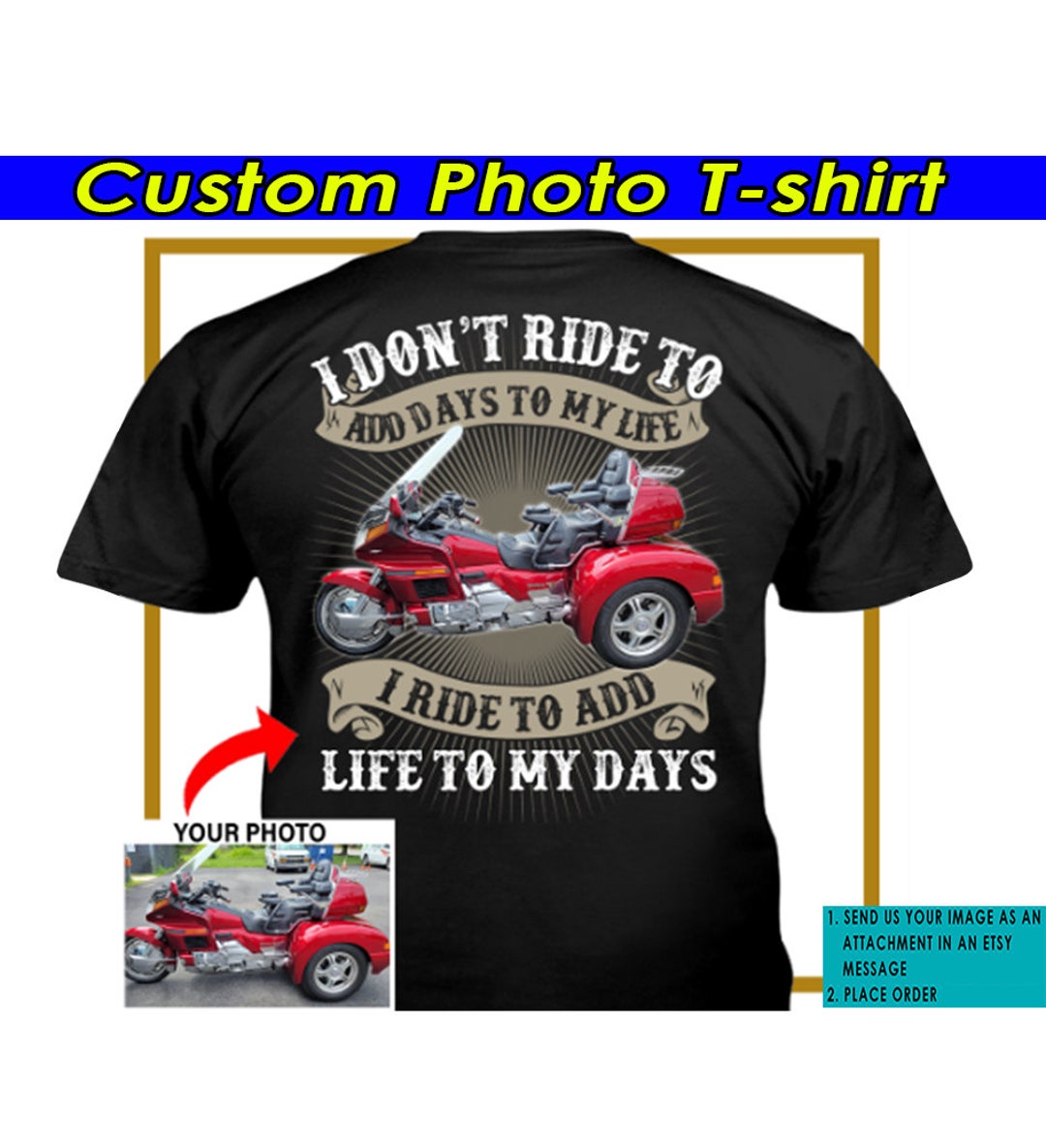 Goldwing Trike Motorcycle Personalized T-shirt, Cool Gift for Bikers ...