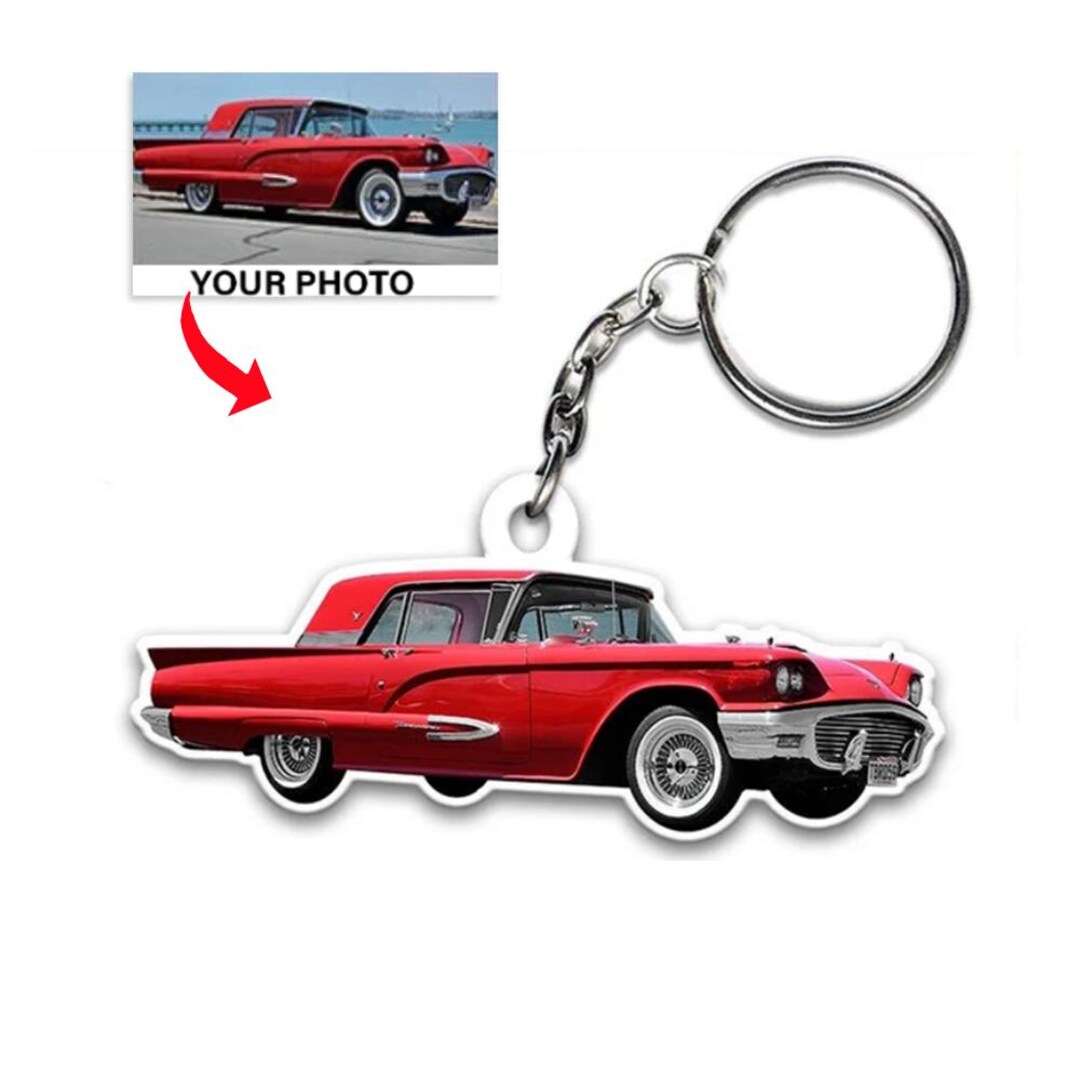 Luxury Car Personalized Keychains, Hot Rod Lovers, Lowriders, Muscle ...