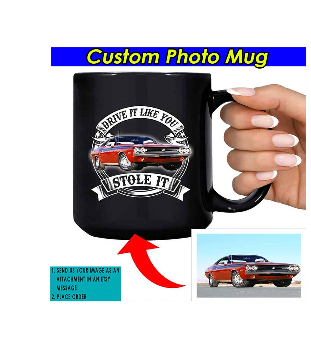 Funny Muscle Car Hot Rod Personalized Mugs, Drag Racing, Drifting ...