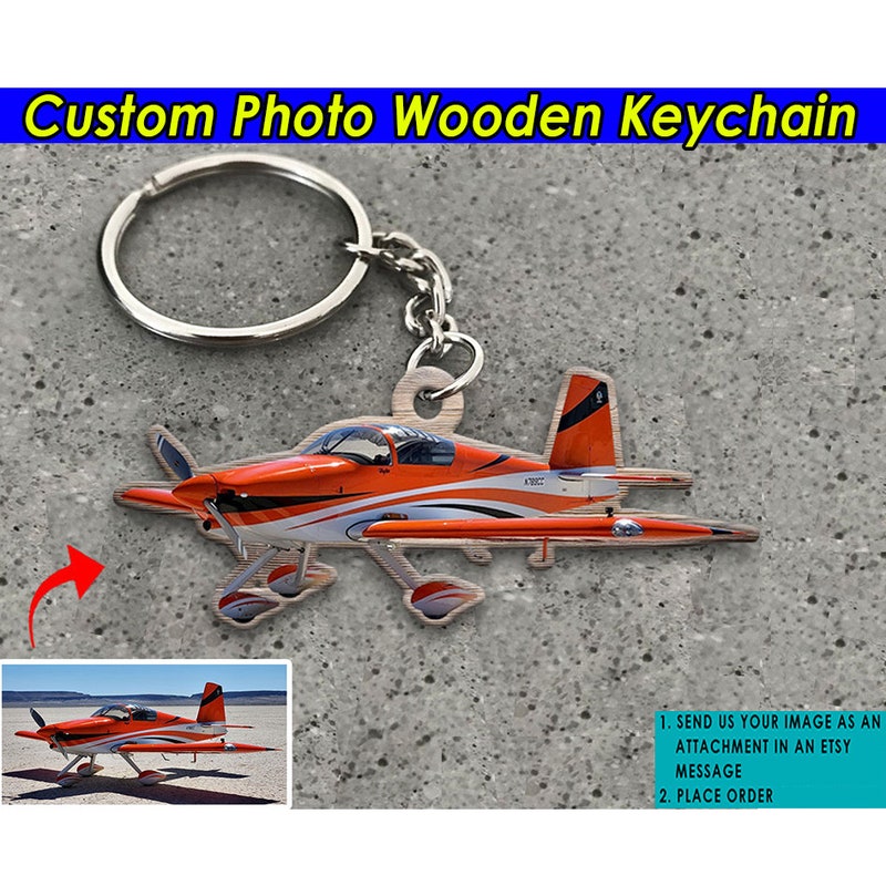 Airplane Keychain - Etsy