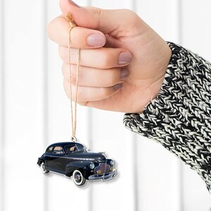 Vintage Car Classic Car Personalized Ornament, Custom Photo Hot Rod ...