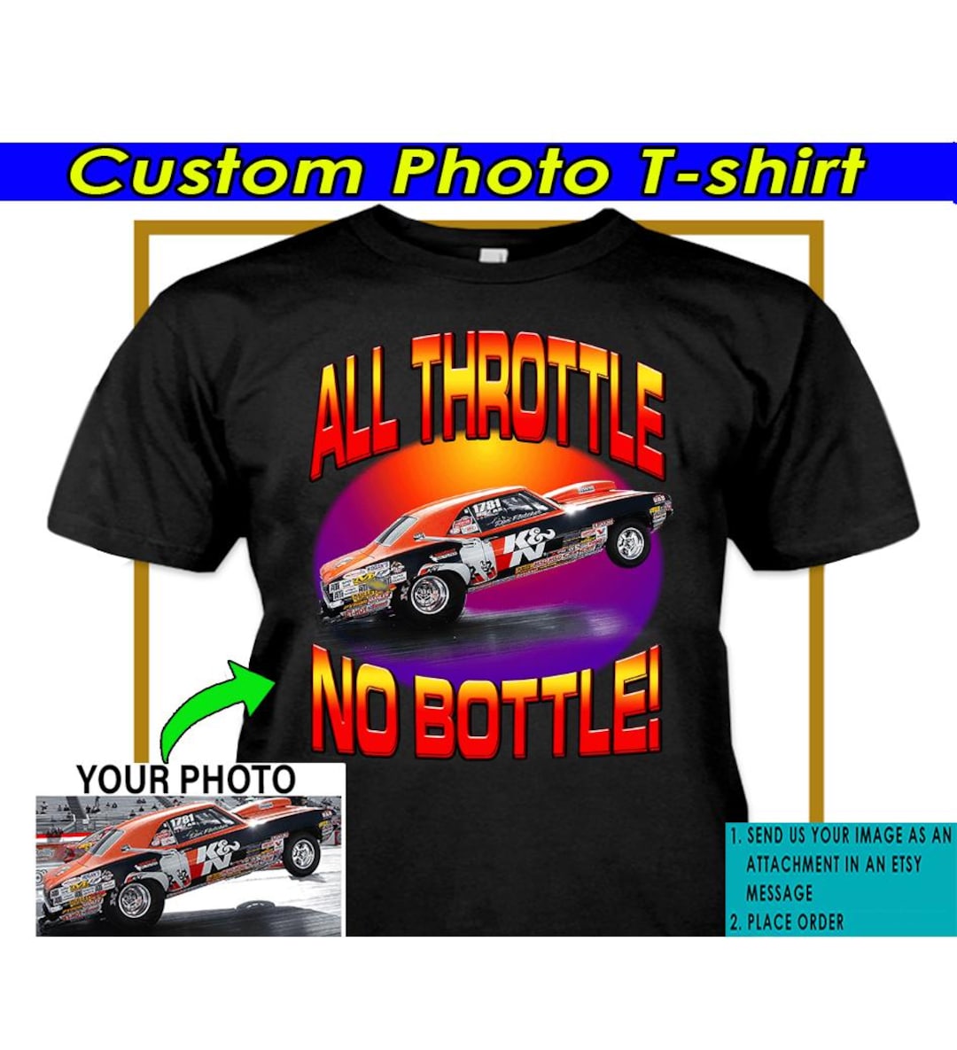 Drag Racing Car Personalized T-shirt, Funny Car Racing, Unique Gifts ...