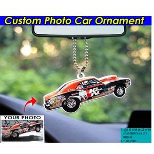 Dragster Personalized Car Ornament, Custom Gifts for Drag Racers, Super ...