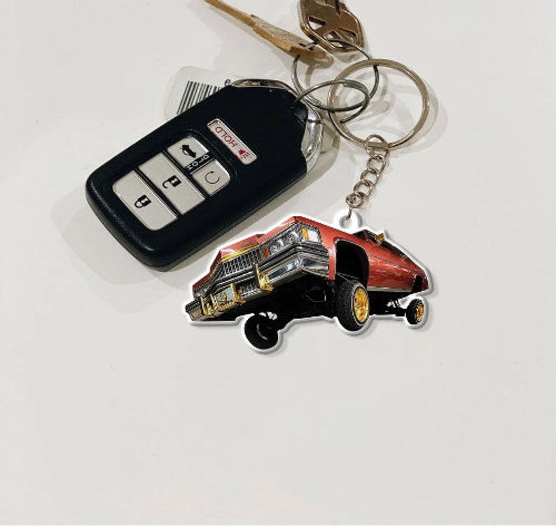 Lowrider Car Personalized Photo Keychains, Cool Gift for Car Guys ...