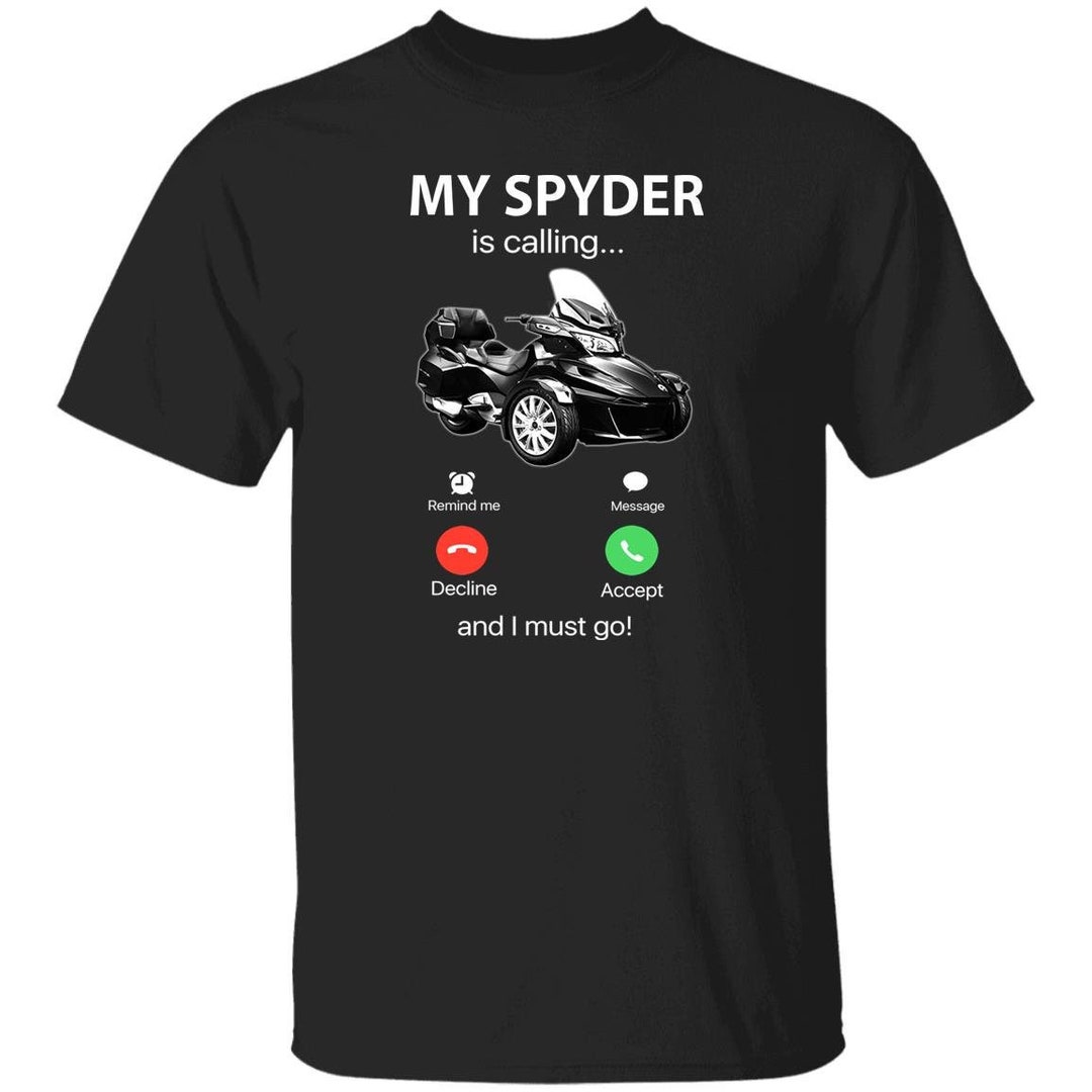 Funny Spyder Motorcycle T-shirts, Unique Gifts for Trike Lovers, Trike ...