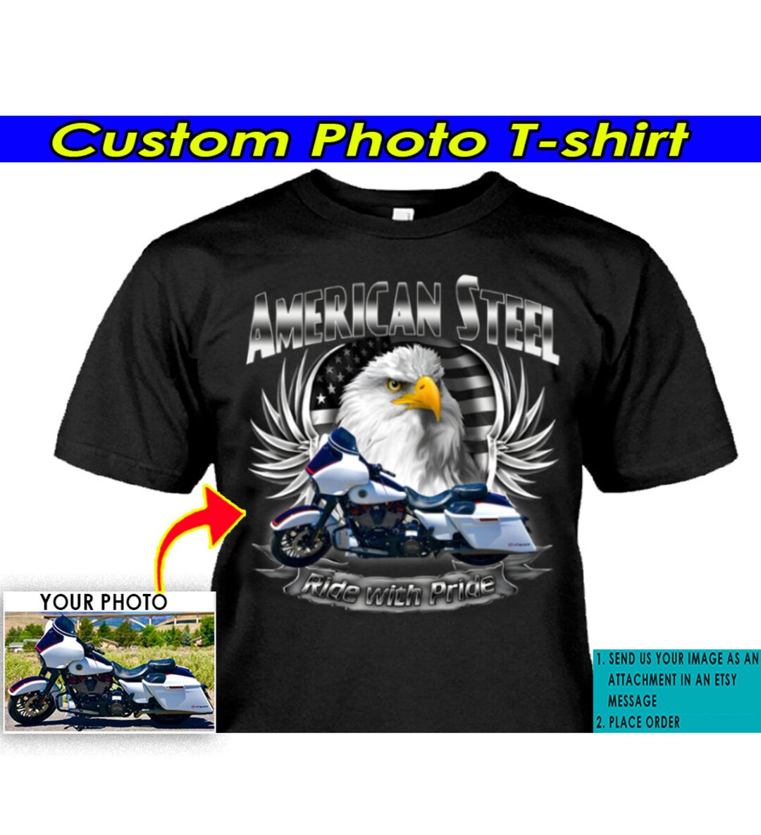 Motorcycle Personalized T-shirt, Cool Gifts for Bikers, Unique Gifts ...