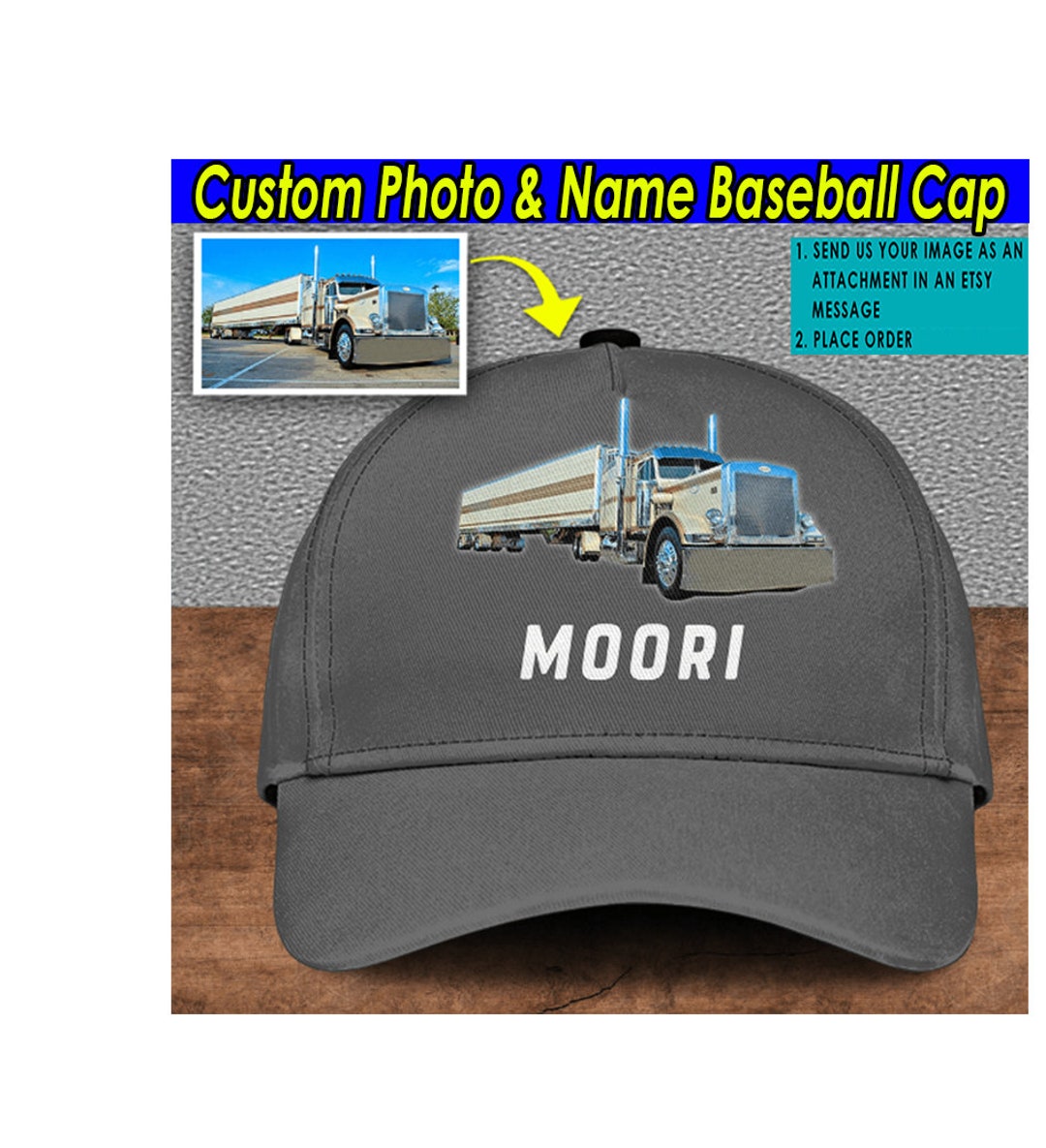 Big Truck Personalized Baseball Classic Cap, Gift for Truck Drivers ...